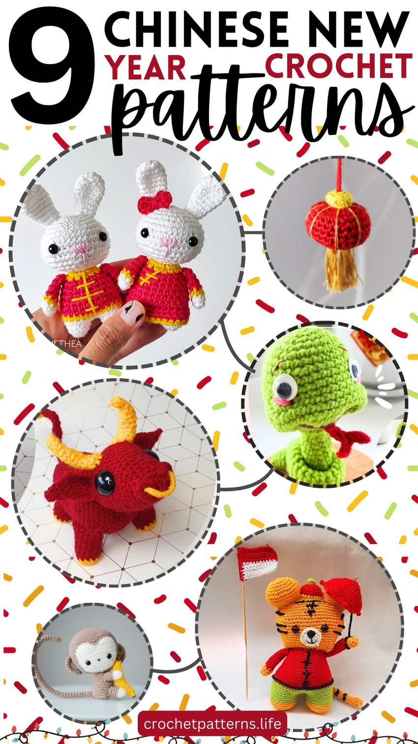 9 Crochet Chinese New Year Amigurumi Ideas For Celebrating Lunar ...