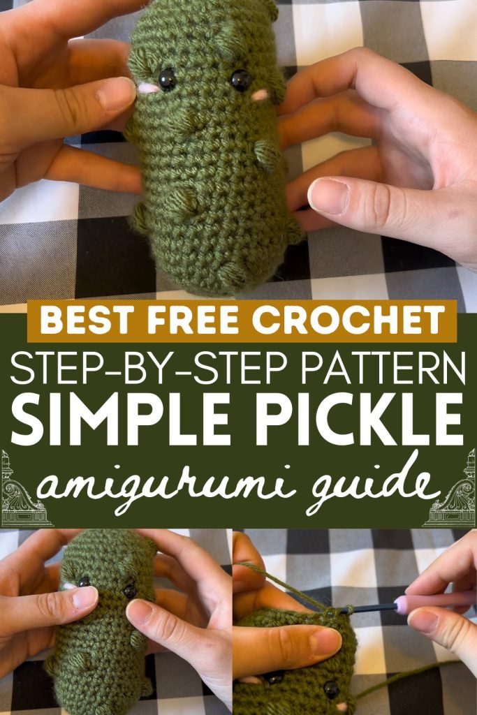 8 Free Crochet Amigurumi Pickle Patterns for Gifting - Crochet Patterns