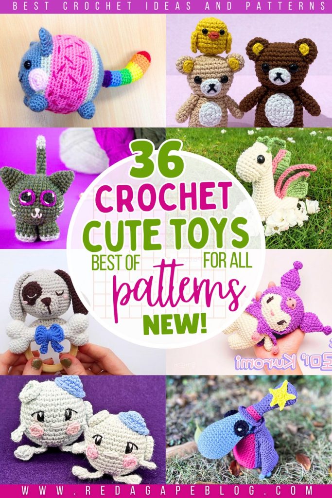 36 Cute Crochet Toys Amigurumi Ideas with Free Patterns - Crochet Patterns