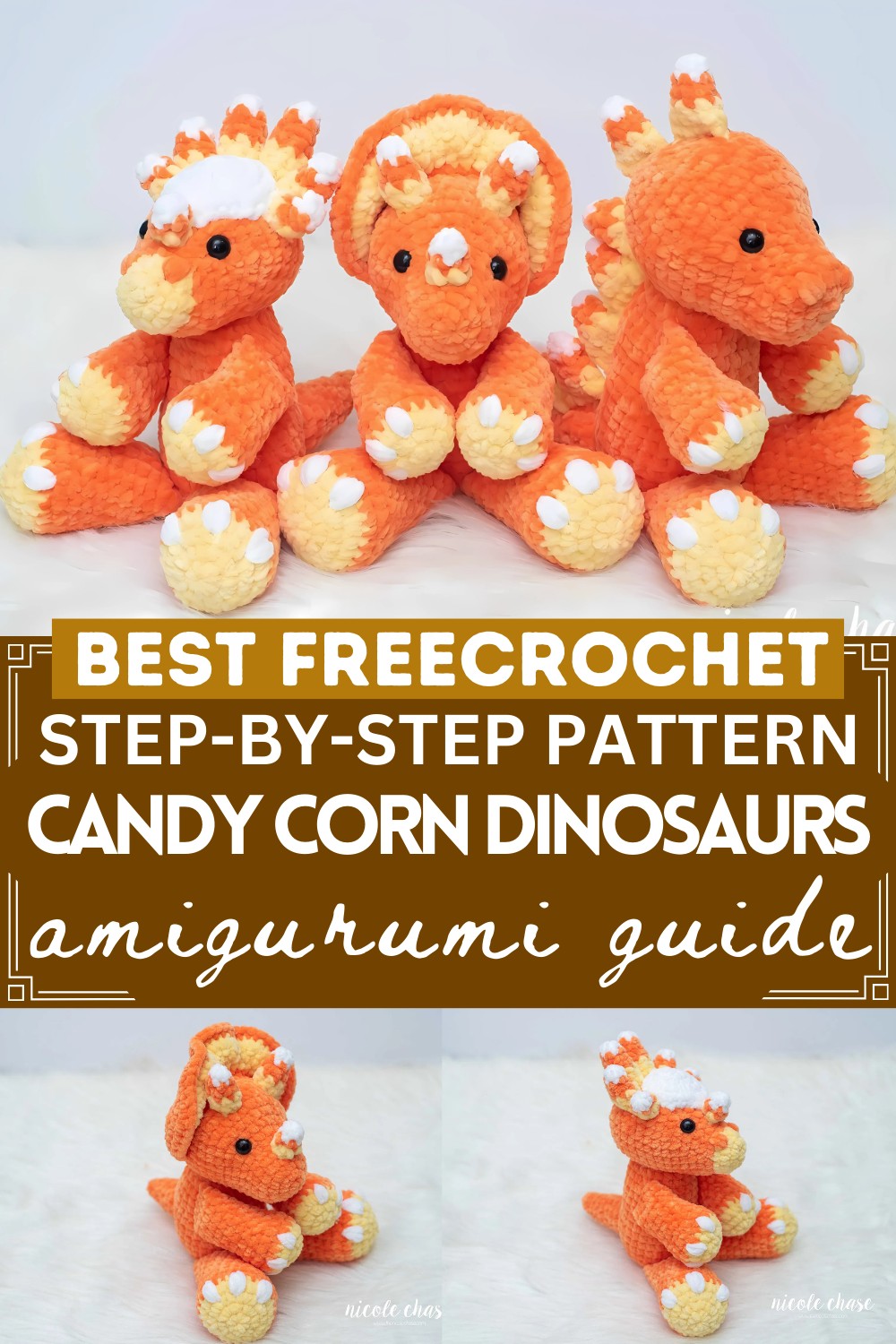 8 Free Amigurumi Dinosaur Patterns for Kids - Crochet Patterns