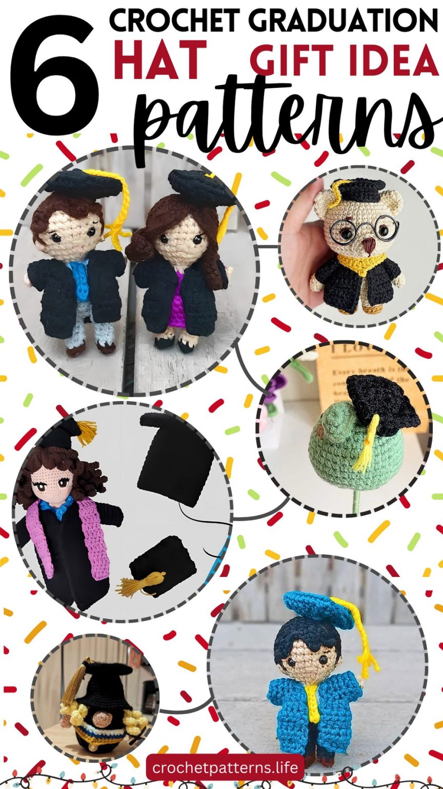 6 LOVELY Crochet Graduation Gift Ideas for Graduation Ceremony ...