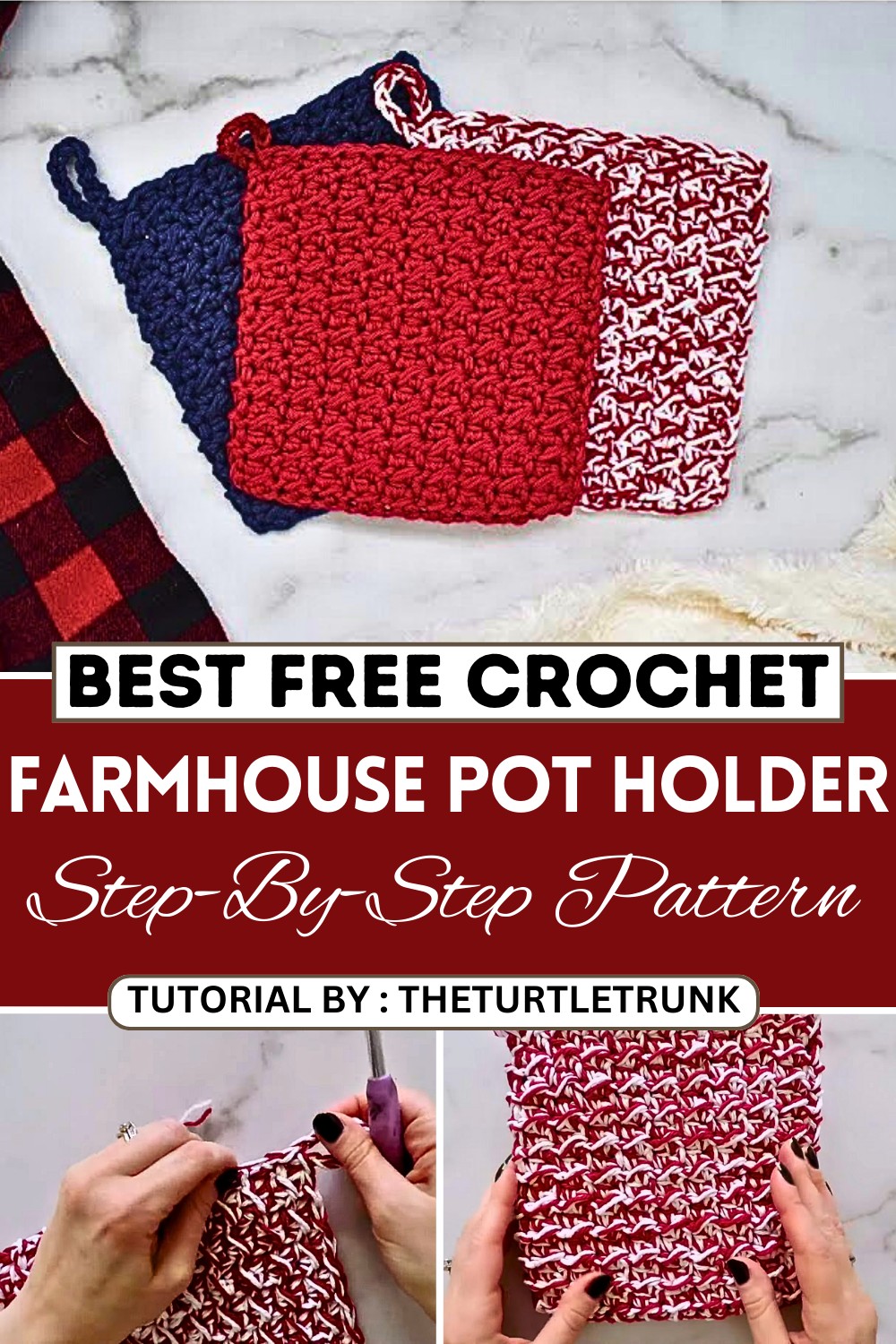 10 Beautiful Crochet Potholder Patterns for Your Kitchen - Crochet Patterns