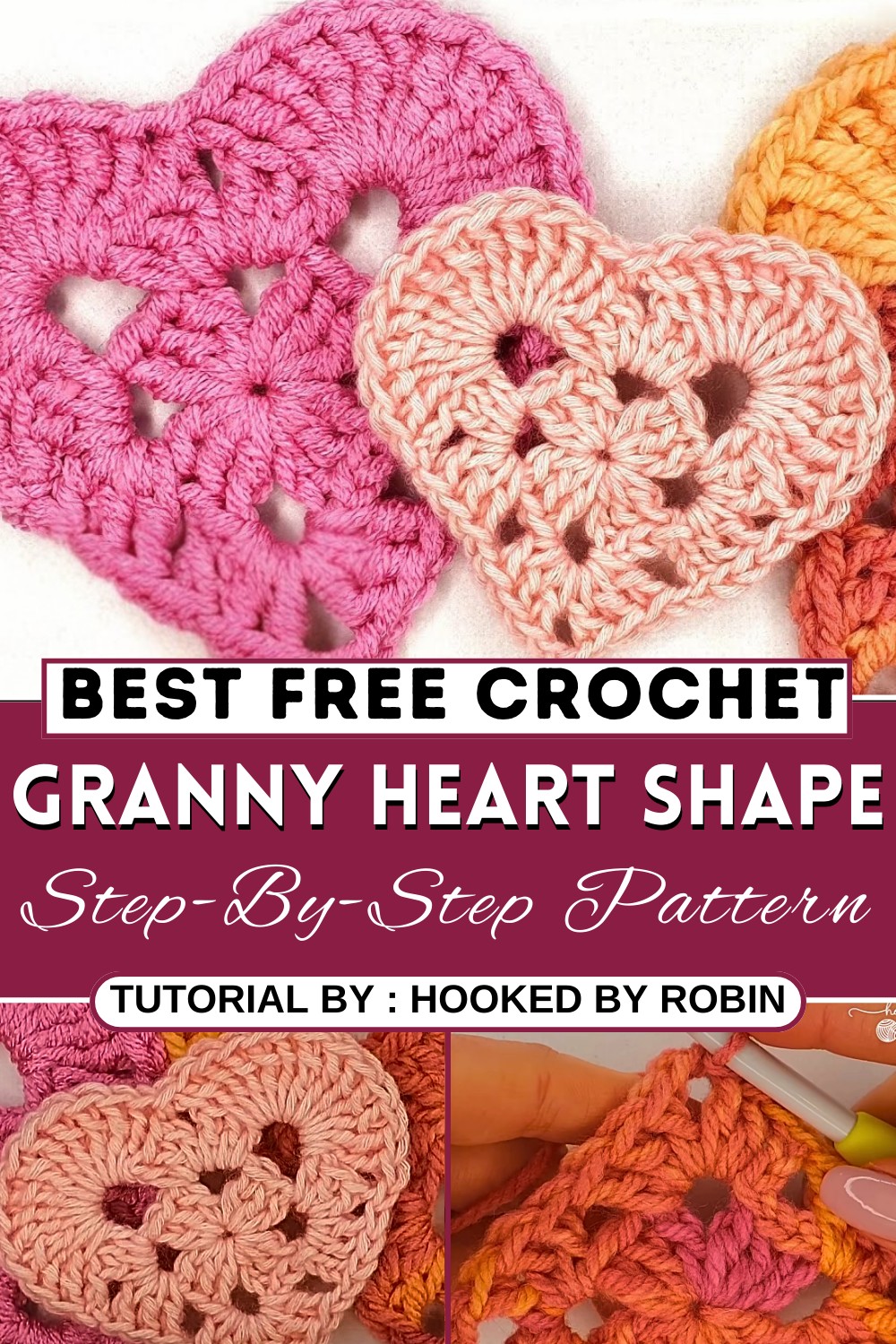 10 Crochet Heart Granny Square Patterns for Any Occasion - Crochet Patterns